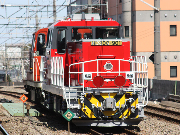623．ハイブリッド機関車HD300－901号機、甲種輸送